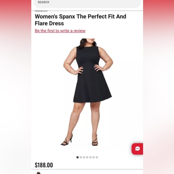 SPANX | Dresses | Womens Spanx The Perfect Fit And Flare Dress | Poshmark